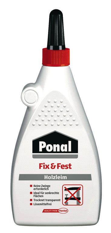 Ponal: Gel-Kleber haftet sofort | HolzWerken