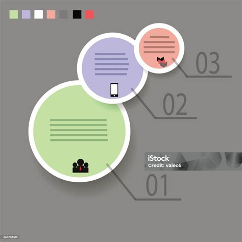 Spanduk Infografis Lingkaran Warnawarni Ilustrasi Stok Unduh Gambar