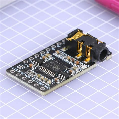 Pcm5102 Dac Decoder 35mm Stereo Jack I2s Player Module For Raspberry