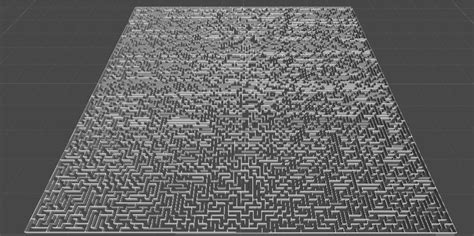 3d 2d maze generator with path finding