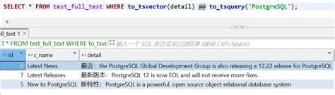 从零开始搭建 Postgresql 中文全文检索 墨天轮 从零开始搭建 Postgresql 中文全文检索 墨天轮