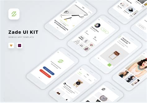 Mobile App UI KIT Bundle Dotstudio Graphics