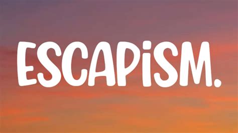 Raye Escapism Lyrics Ft 070 Shake Youtube