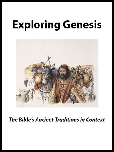 exploring genesis the bibles ancient traditions in context en pt