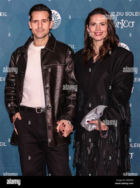 London Uk 15th Jan 2025 Hayley Atwell Actress And Ned Wolfgang