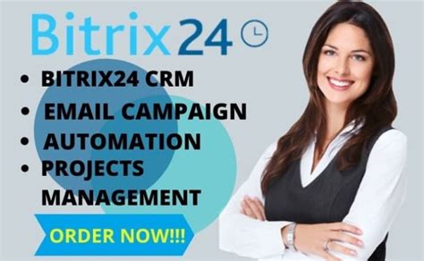 setup bitrix24 crm automation workflow and landing page by katie ford