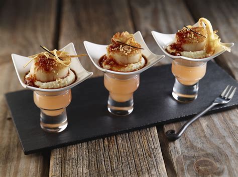 Scallops With Parsnip Purée And A Citrus Vanilla Crumble Florida