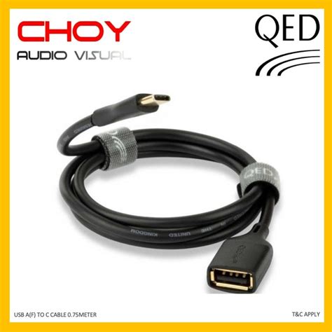 Qed Connect Usb A F To C Cable M Choy Audio Visual