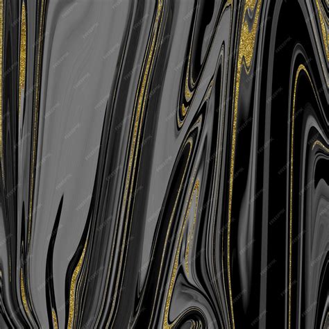 검은색과 금색 대리석 질감 프리미엄 사진