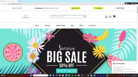 Internshipjourney Ecommercewebsite Html Css Javascript Debjyoti Das