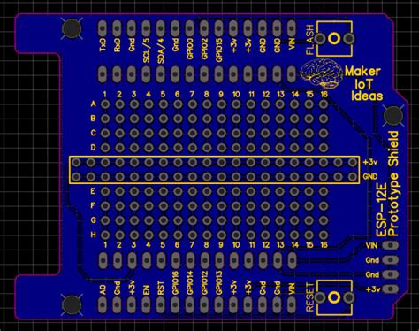 Esp12 E Dev Protoype Shield Share Project Pcbway