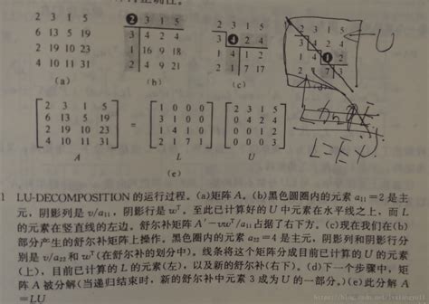 矩阵求逆 lu三角分解 pa lu csdn博客