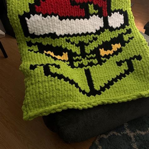 Letter S Initial Finger Knitting Chunky Knit Blanket Pattern Etsy