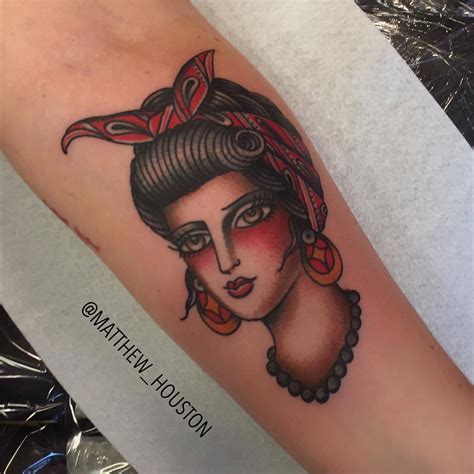 Traditional Girl Head Tattoo Tumblr Traditional Girl Head Tattoo Tumblr