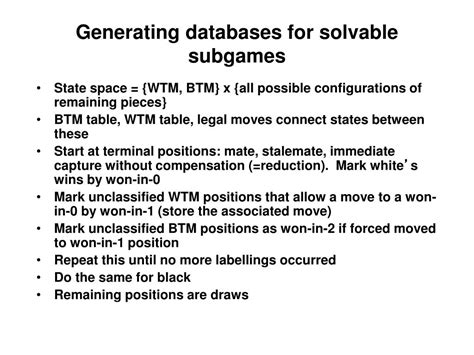 Ppt Algorithms For Solving Sequential Zero Sum Games Main Case In These Slides Chess