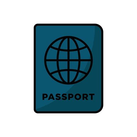 Passport Icon Vector Design Template Simple And Modern 22445122 Vector