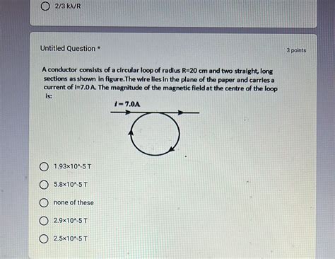 solved untitled question a conductor consists of a circular