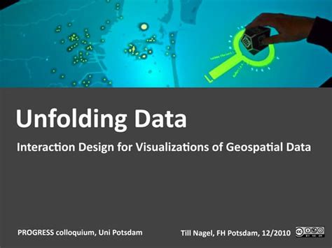 Unfolding Data Interaction Design For Visualizations Of Geospatial