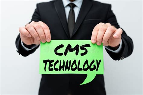 Text Sign Showing Cms Technology Business Overview Programs That Are