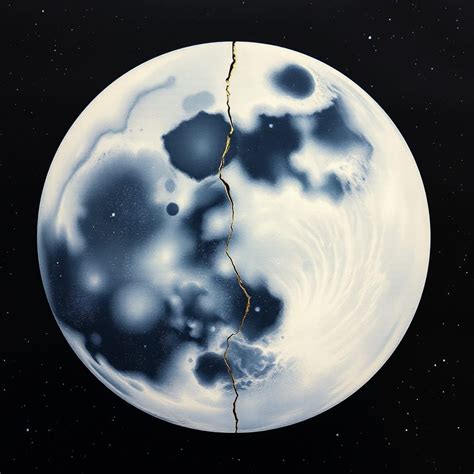 Kintsugi Moon Kintsugi Moon In Cosmic Tattoo Aesthetic
