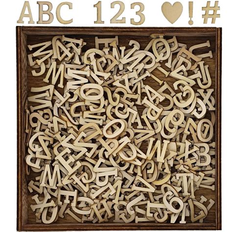 Wooden Alphabet Letters Craft