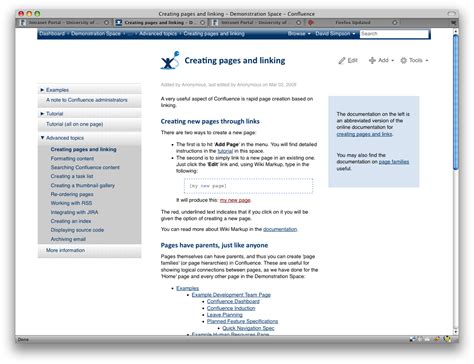 Templating Confluence For Enhanced Usability David Simpson Deliver