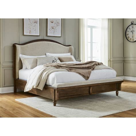Benchcraft Sturlayne B787b4 King Upholstered Panel Bed Dunk And Bright