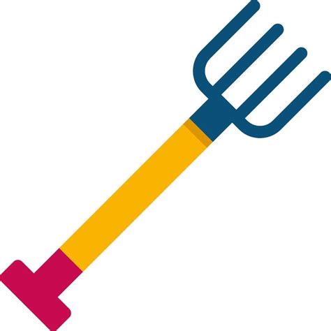 A Pitchfork With A Handle And A Handle 50939573 Vector Art At Vecteezy