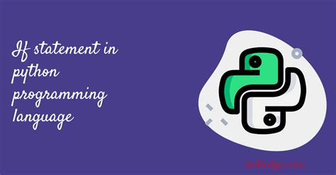 If Statement In Python Programming Language Kolledge