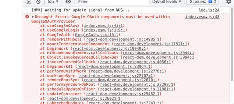 Getting Error Google Oauth Components Must Be Used Within Googleoauthprovider Issue