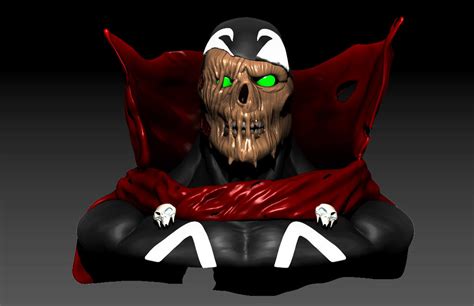 Burned Spawn Bust By Cmpearce26 On Deviantart