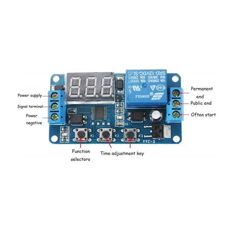 DC V Channel Relay Module Delay Timer Control Switch Board Buy Online At Low Price In India
