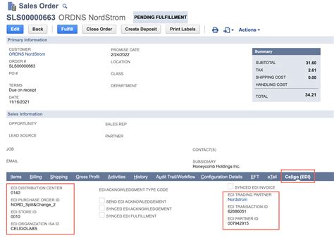 Sync Orderful Purchase Order To NetSuite Sales Order Celigo Help Center