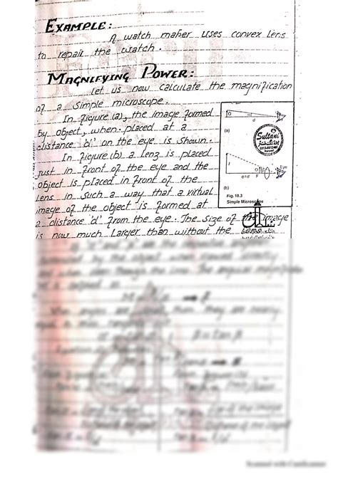 SOLUTION Simple Microscope Notes Pdf Studypool