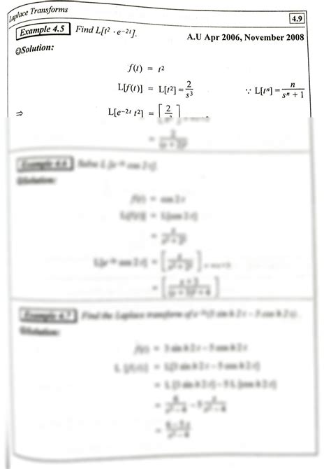 Solution Laplace Transform First Shifting Theorem More Problems