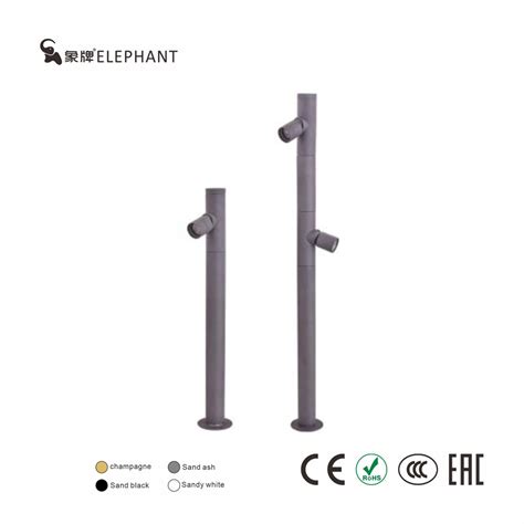 Outdoor Aluminium IP65 Modern Style Lawn Lamp Customizable Column 600mm LED Garden Light