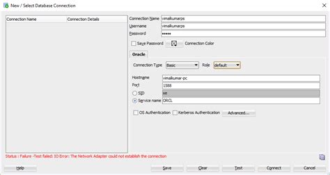 Oracle12c Oracle 12c Network Connection Issue Stack Overflow