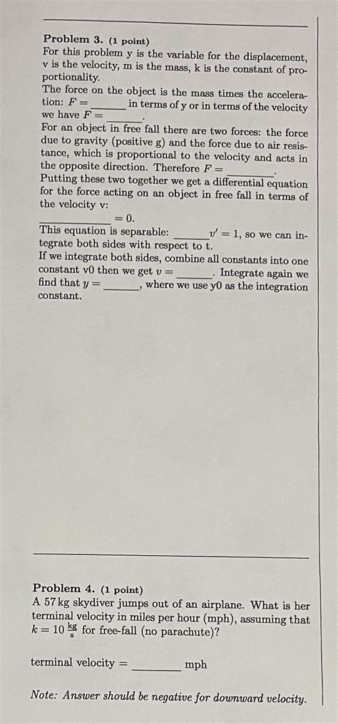 solved problem 3 1 ﻿point for this problem y ﻿is the