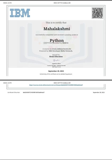Python Certification Maha Lakshmi