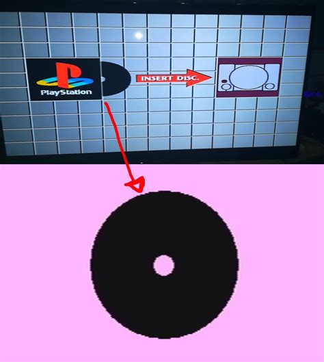 The CD From This PSX Error Screen Looks Like The Symbol From Petscop R Petscop