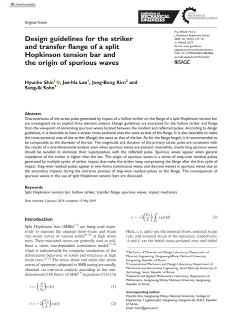 pdf design guidelines for the striker and transfer flange of a split