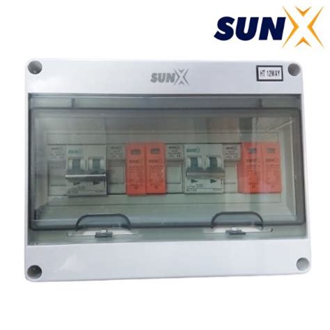 PV Combiner Box Plastic 2IN 2OUT SunX