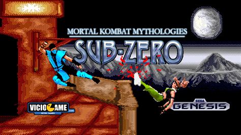 Mortal Kombat Mythologies Sub Zero Sega Genesis Complete Gameplay