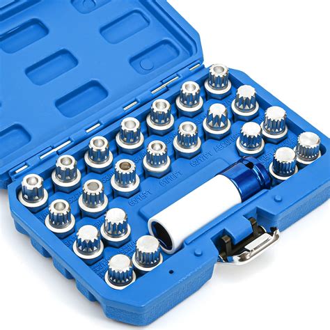 Locking Lug Nut Key X Autohaux Wheel Lock Lug Nut Anti Theft Lug Nut