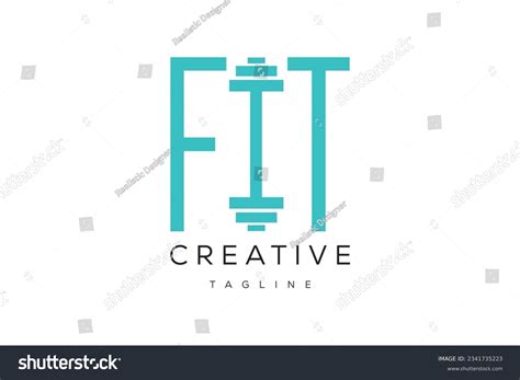 Fit Abstract Vector Fitness Logo Stock Vector Royalty Free 2341735223