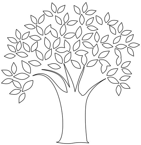 Shape Of Tree Free Printable Papercraft Templates
