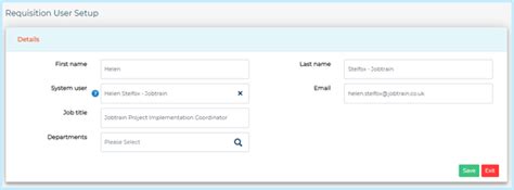 Authorisation Users And Templates User Guide Jobtrain Client Support Hub