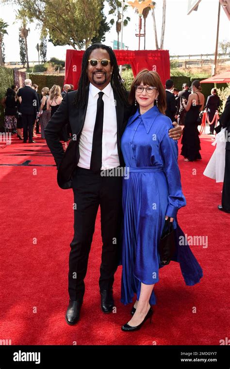 Colson Whitehead And Julie Barer Arrive At The 73rd Emmy Awards At The