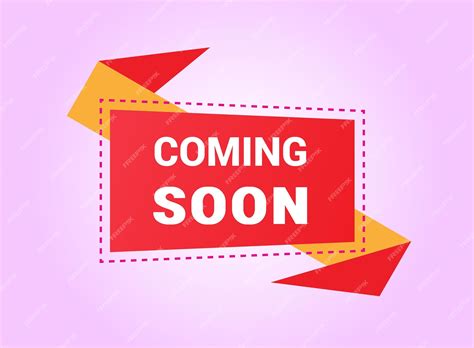 Premium Vector Coming Soon Banner Design Templete With Abstract Background Vector Illustration