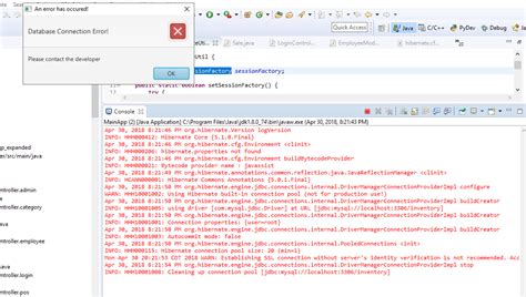 Database Not Starting · Issue 4 · Sadatrafsanjanijavafx Point Of